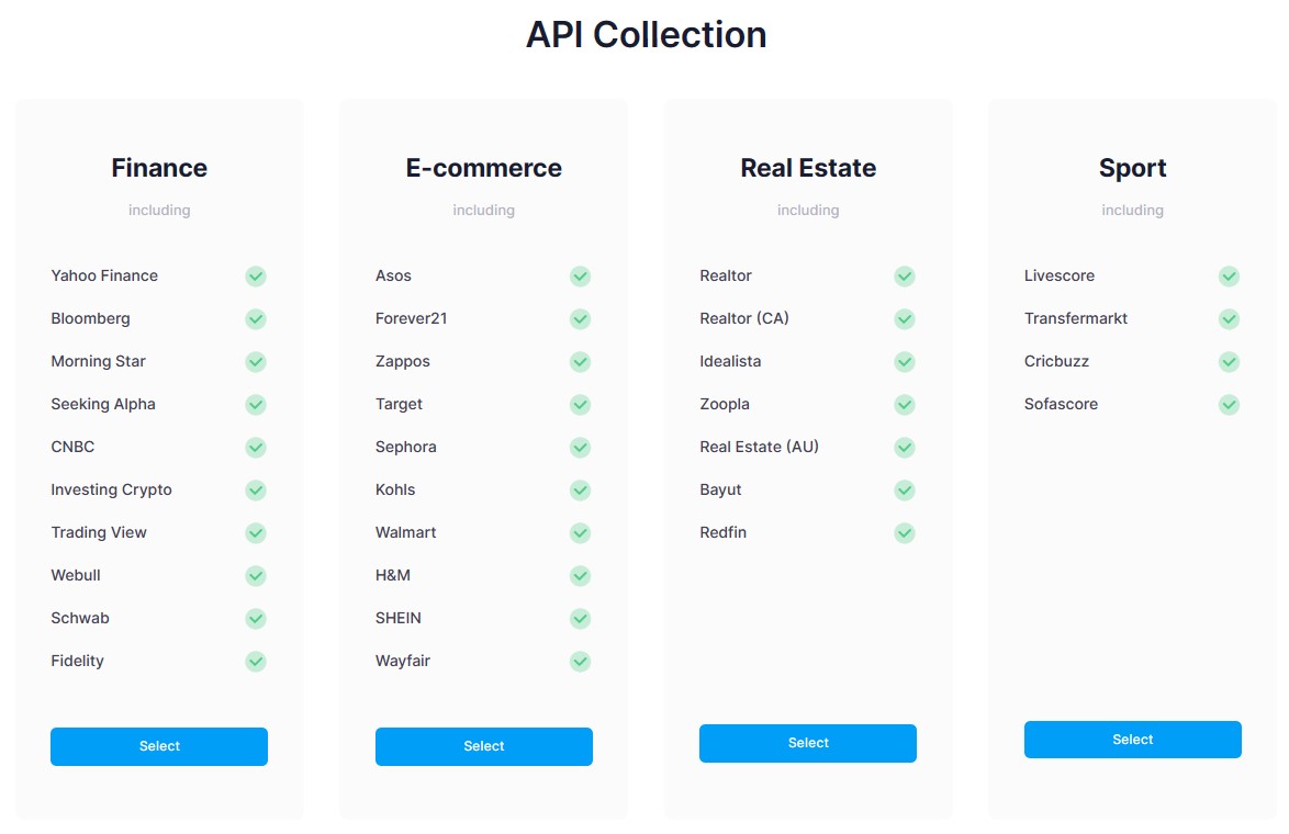We train massive APIs for your applications | Hub of famous APIs ...